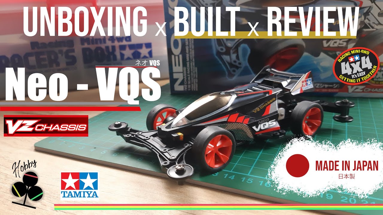 Tamiya Neo VQS || Unboxing, Build & Review [ミニ四駆] - YouTube