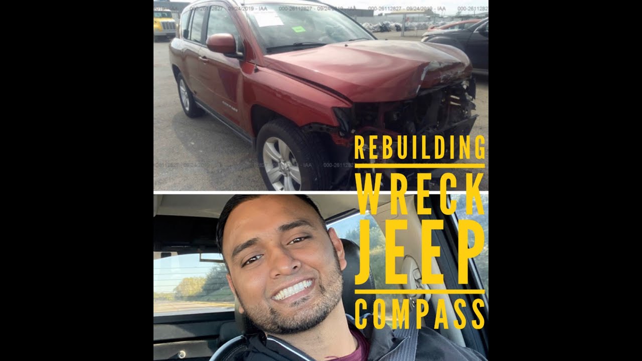 Rebuilding Wrecked Jeep Compass 4X4 Part I - YouTube
