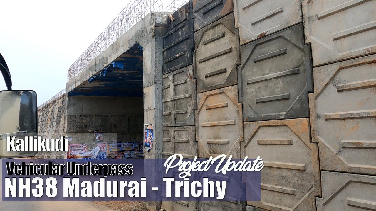 Kallikudi Vehicular Underpass | Madurai Trichy National Highway - YouTube