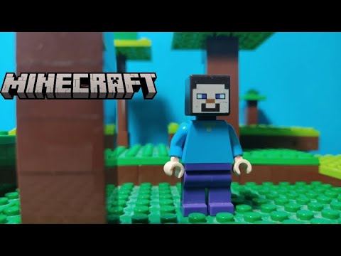Create new world: Minecraft LEGO animation - YouTube