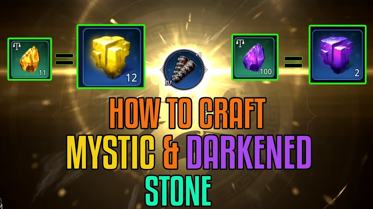 How to Craft Mystic and Darkened Stone to get +6 Equipment (Tagalog ...