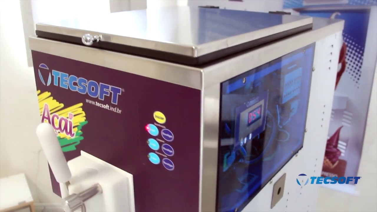 Máquina de Açaí Expresso TECSOFT - Açaí machine - YouTube