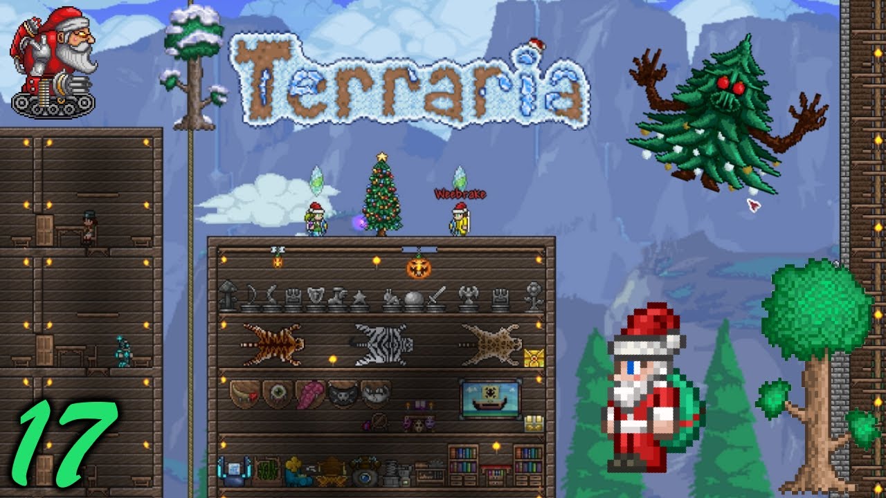 Terraria - Part 17 - MERRY CHRISTMAS! - YouTube