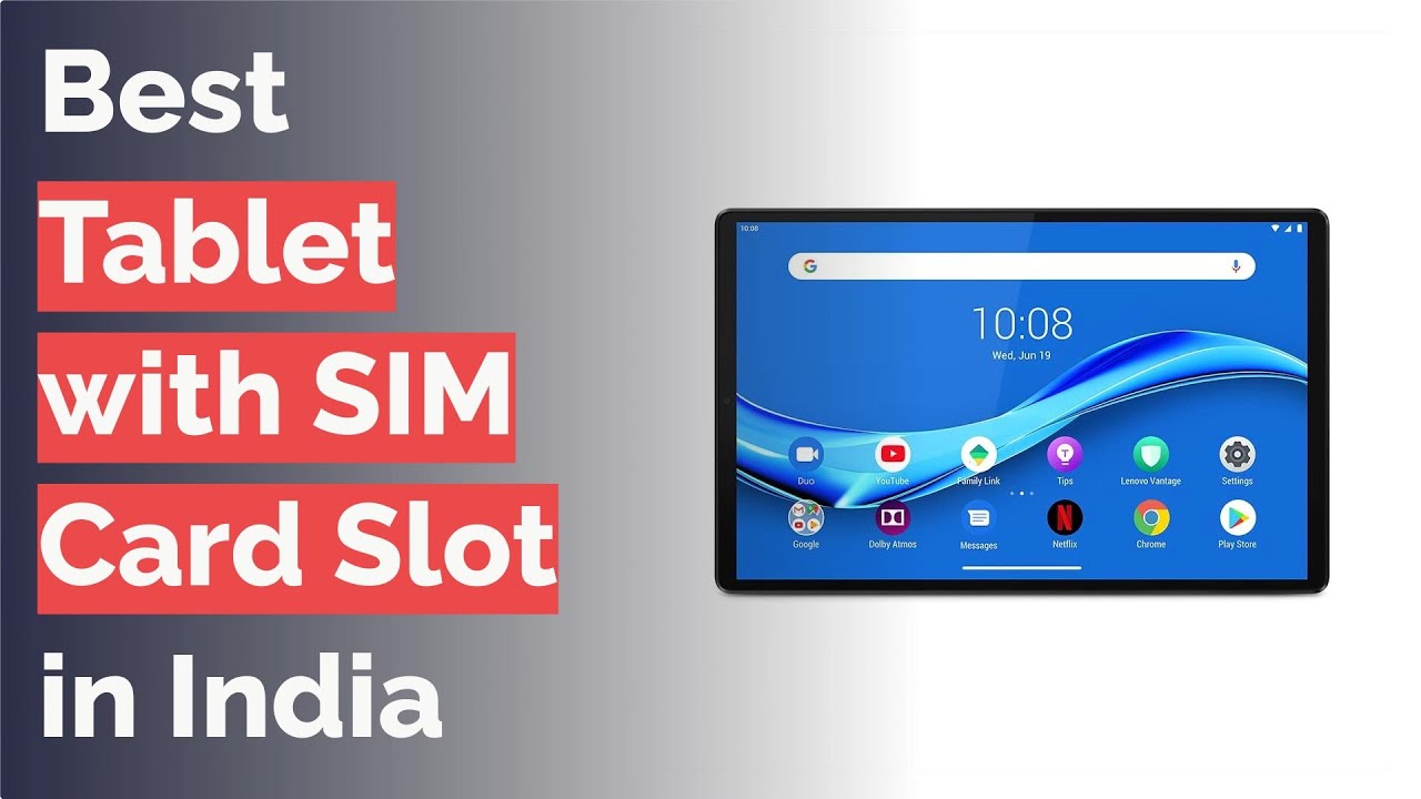 🌵 10 Best Tablet with SIM Card Slot in India - YouTube
