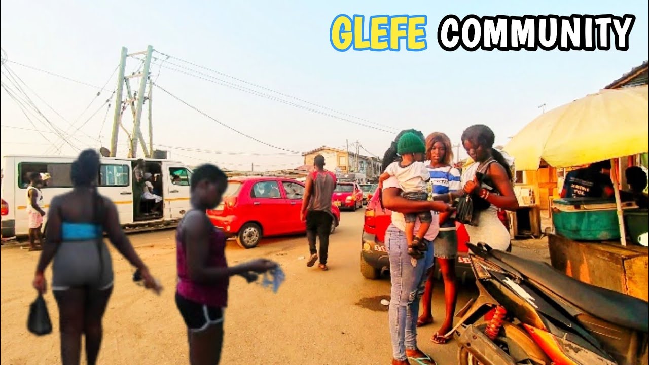 EXPLORING THE REAL STREET LIFE IN GLEFE COMMUNITY - ACCRA, GHANA - YouTube