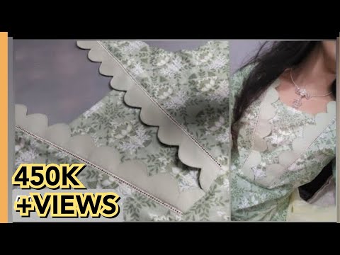 Stylish Neck Design 2021 | Trendy Neckline | cutting and stitching ...