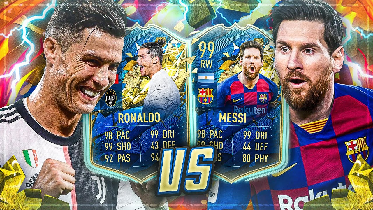 FIFA 20: 99 TOTS RONALDO vs. 99 TOTS MESSI Squad Builder Battle 😱🔥🐐 ...