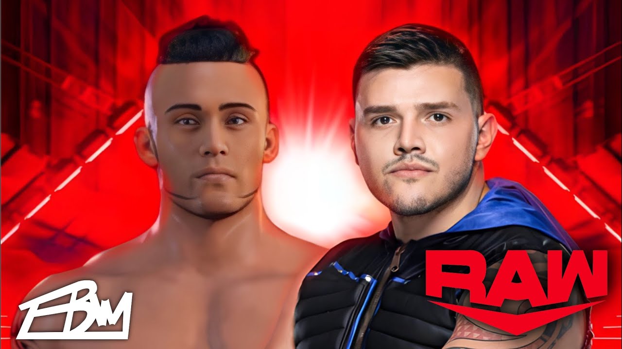 Rocket Stones VS Dominik Mysterio Royal Rumble Qualifying Match, RAW 2 ...