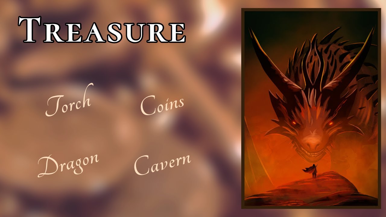 Treasure 🔥 Dragon snarls & growls, Cavern, Coins, Torch, & Ambience ...