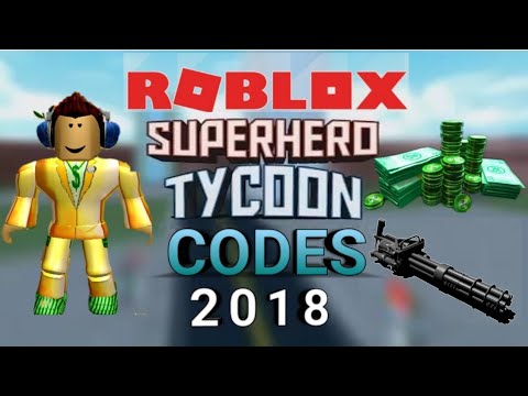 [ROBLOX] All *2018* Super Hero Tycoon Codes!! - YouTube