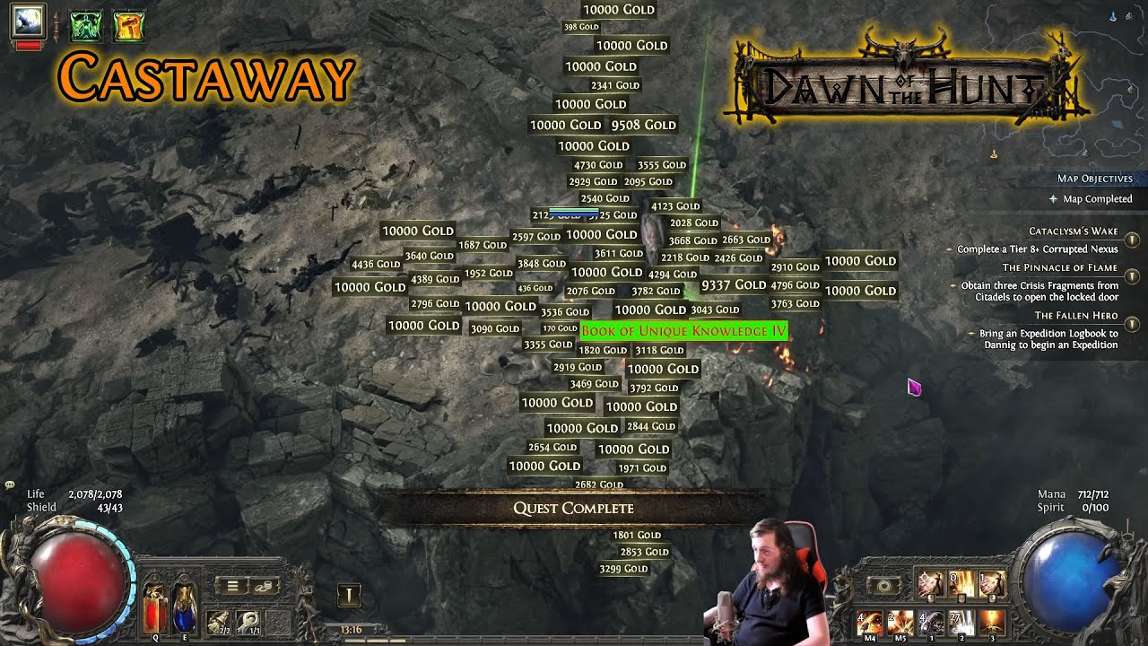 Castaway - New Unique Map - PoE 2 Dawn of the Hunt - YouTube