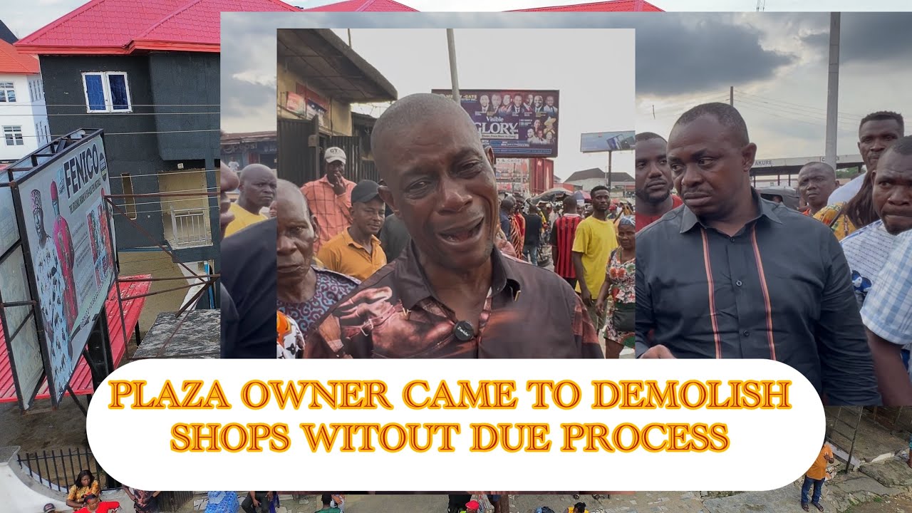WATCH HOW A BIG MAN WANT TO INTIMIDATE THE POOR MASSES WITH HIRE FORCE ...