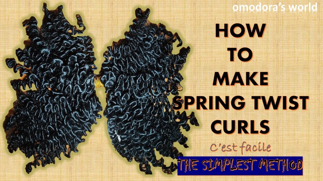 HOW TO/DIY spring twist curls tutorial for beginners - YouTube