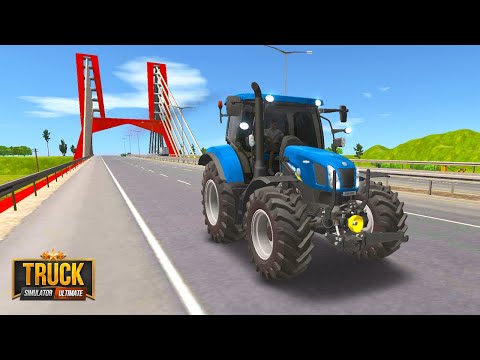 New Holland Traktörümüz ile Amerika'ya Gidiyoruz !!! Truck Simulator Ultimate