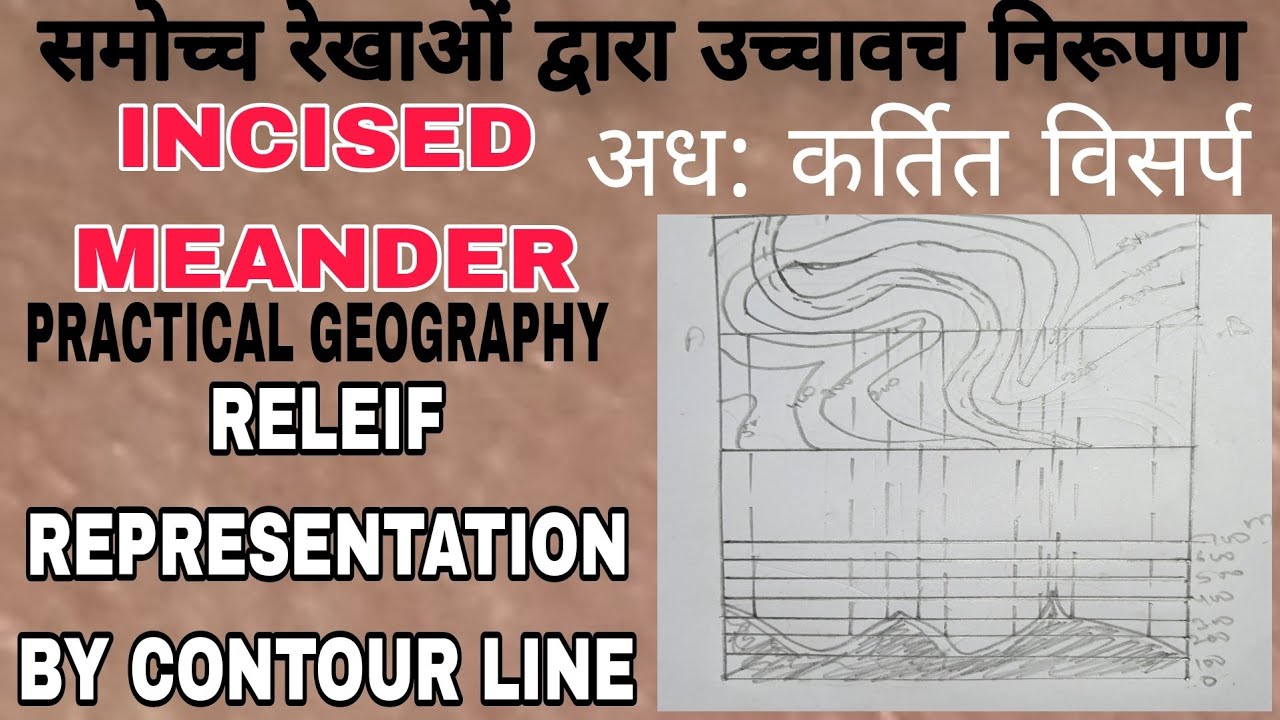 INCISED MEANDER//अध्: कृतित: विसर्प//PRACTICAL GEOGRAPHY FILE - YouTube