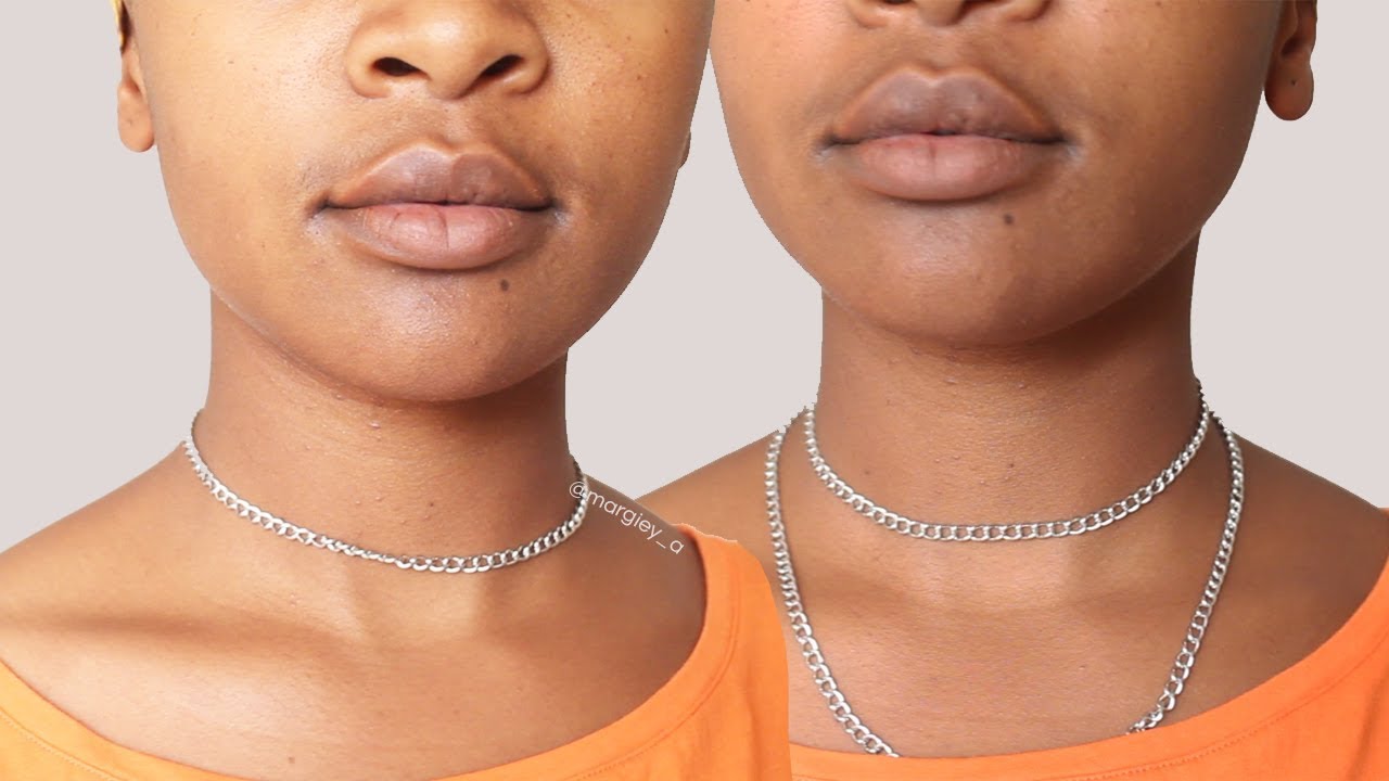 How To • Easy DIY Chain Layered Necklace - YouTube