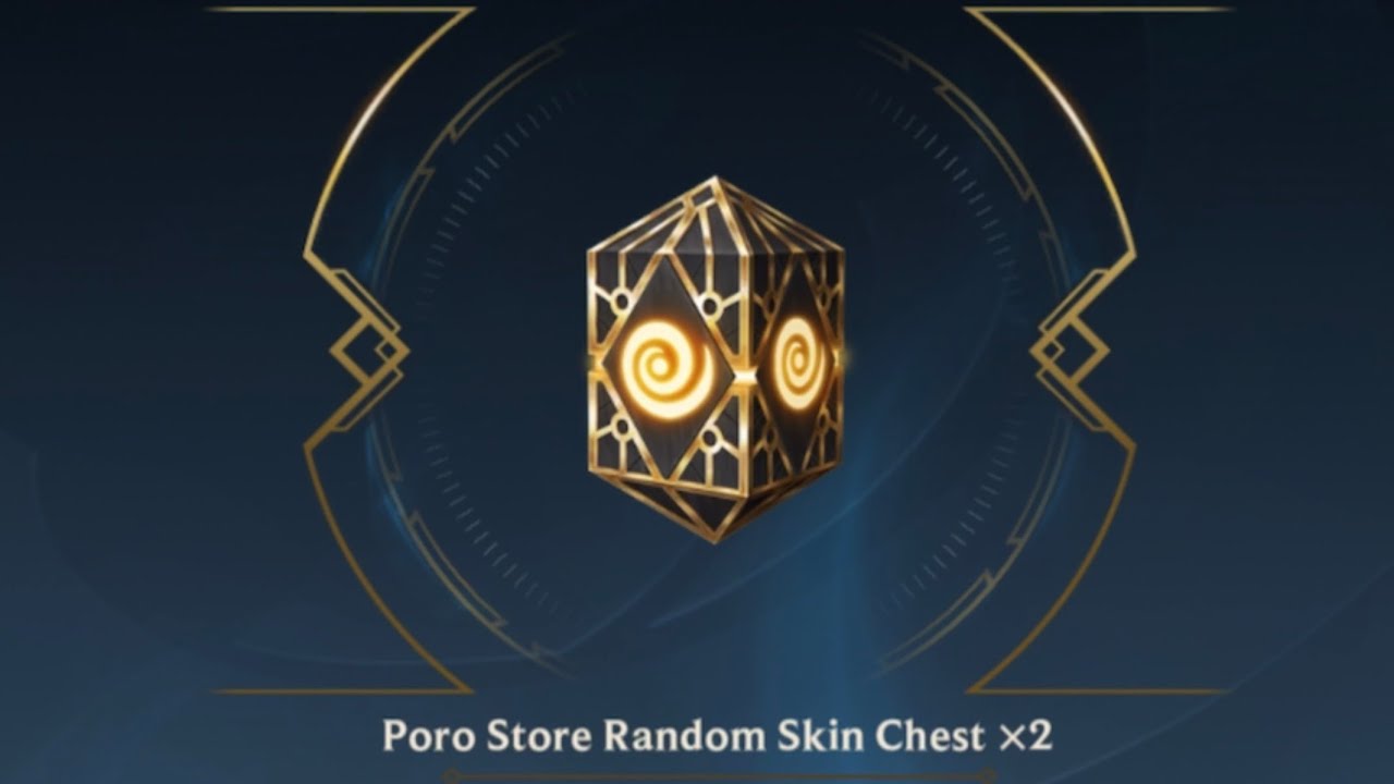 I open 2 Poro Store Random Skin Chest🤩 - YouTube