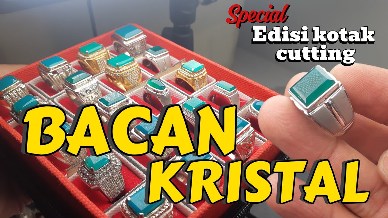 Bacan kristal 🎬 Review bacan kristal edisi kotak cutting - YouTube