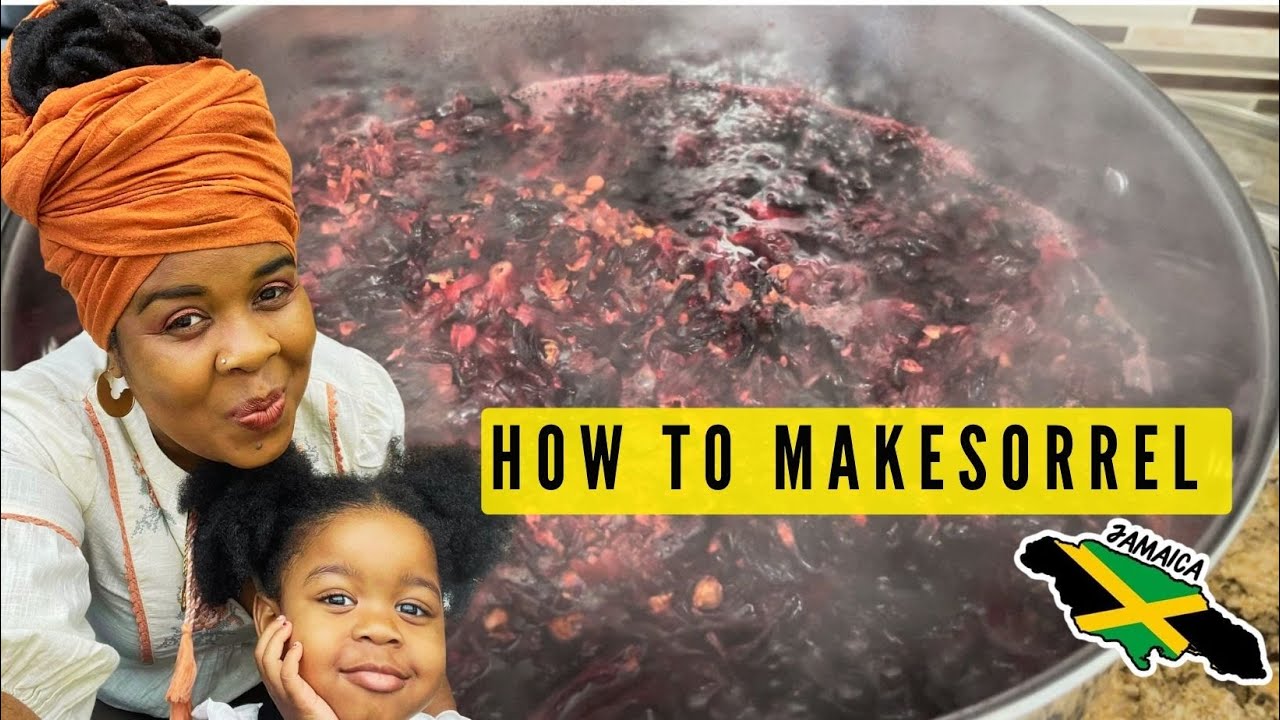 How to make Real JAMAICA Sorrel Drink No Dyes No Preservatives No ...