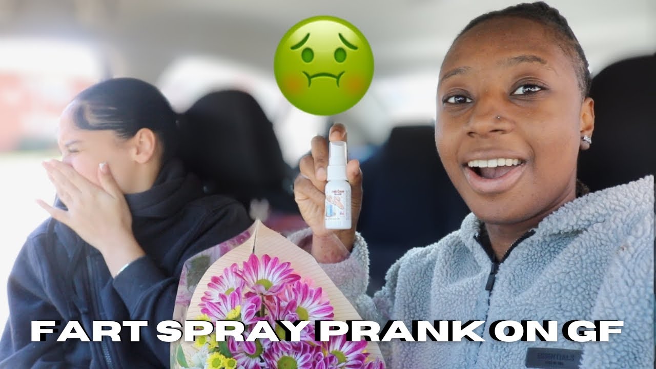 PUTTING FART PRANK ON MY GF’S FLOWERS 💩🤢!!! - YouTube