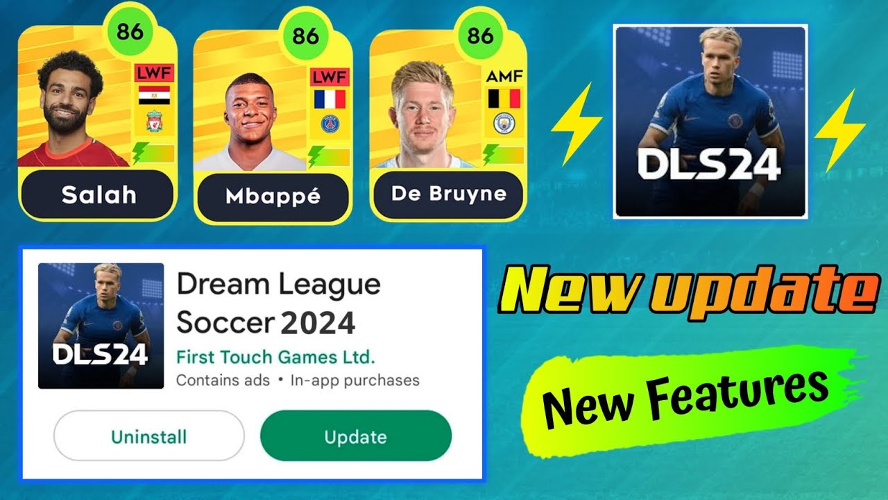 DLS24 New Features || Dream League Soccer 2024 new features gameplay ...