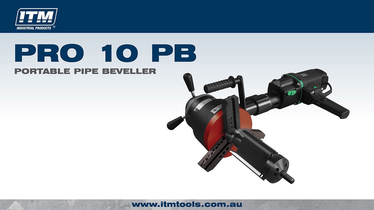 PRO10 PB Portable Pipe Beveller - YouTube