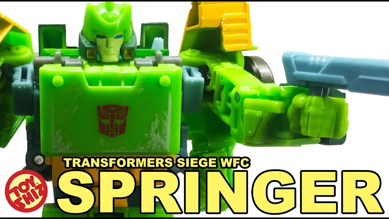 HASBRO Transformers WFC Siege SPRINGER Wave 3 - YouTube