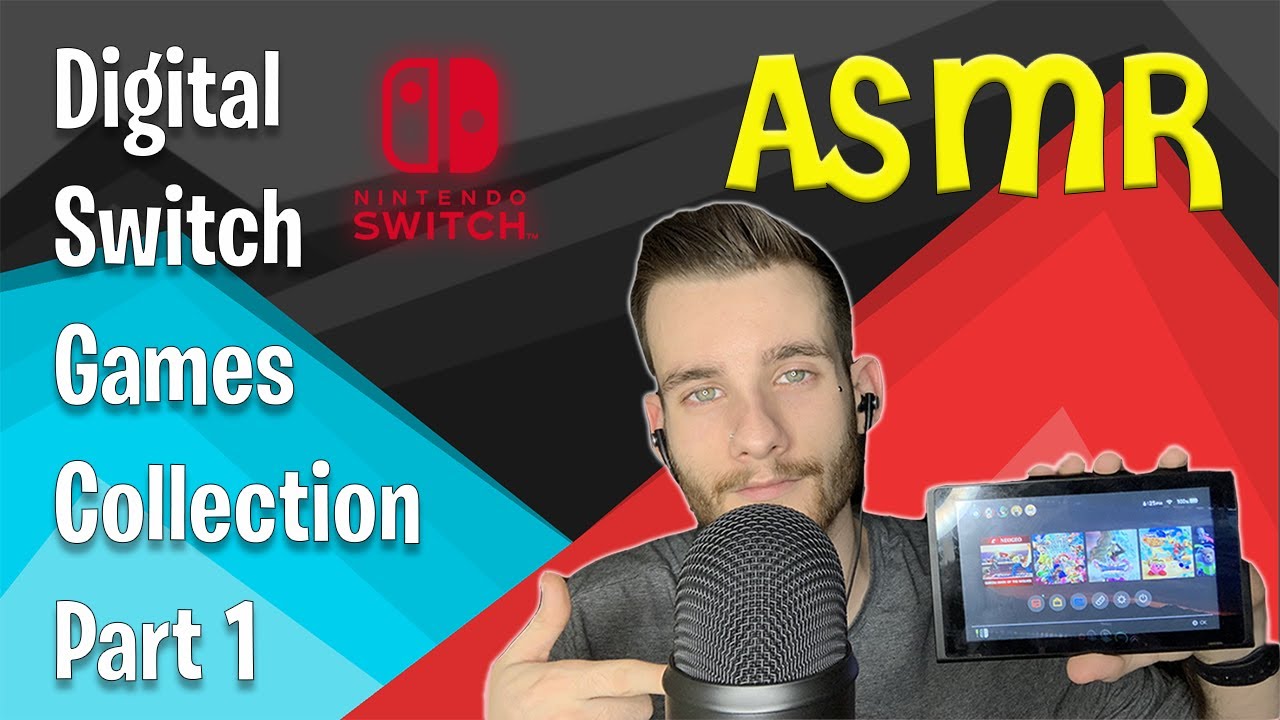 ASMR | Nintendo Switch Game Collection (Digital) w/ Whispers - YouTube