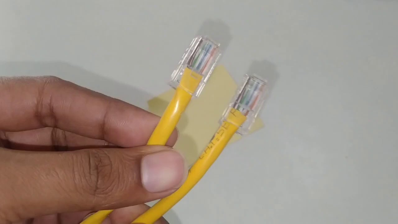 How to Make LAN Ethernet Cable | 5 मिनट में LAN Wire बनाएँ |Crimp RJ-45 ...