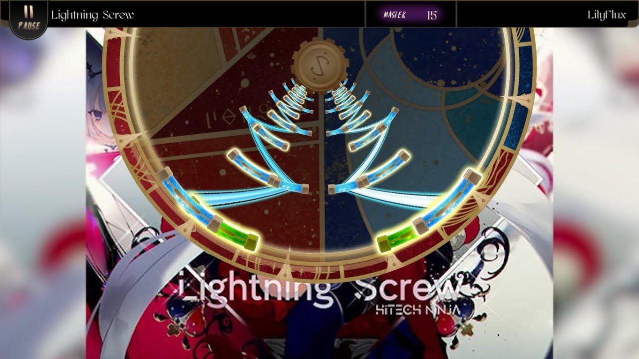 【Lanota Fanmade】HiTECH NINJA - Lightning Screw [Master 15] - YouTube