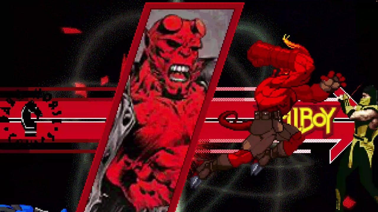 HELLBOY VS SCORPION (HELLS ASSASSIN) - YouTube
