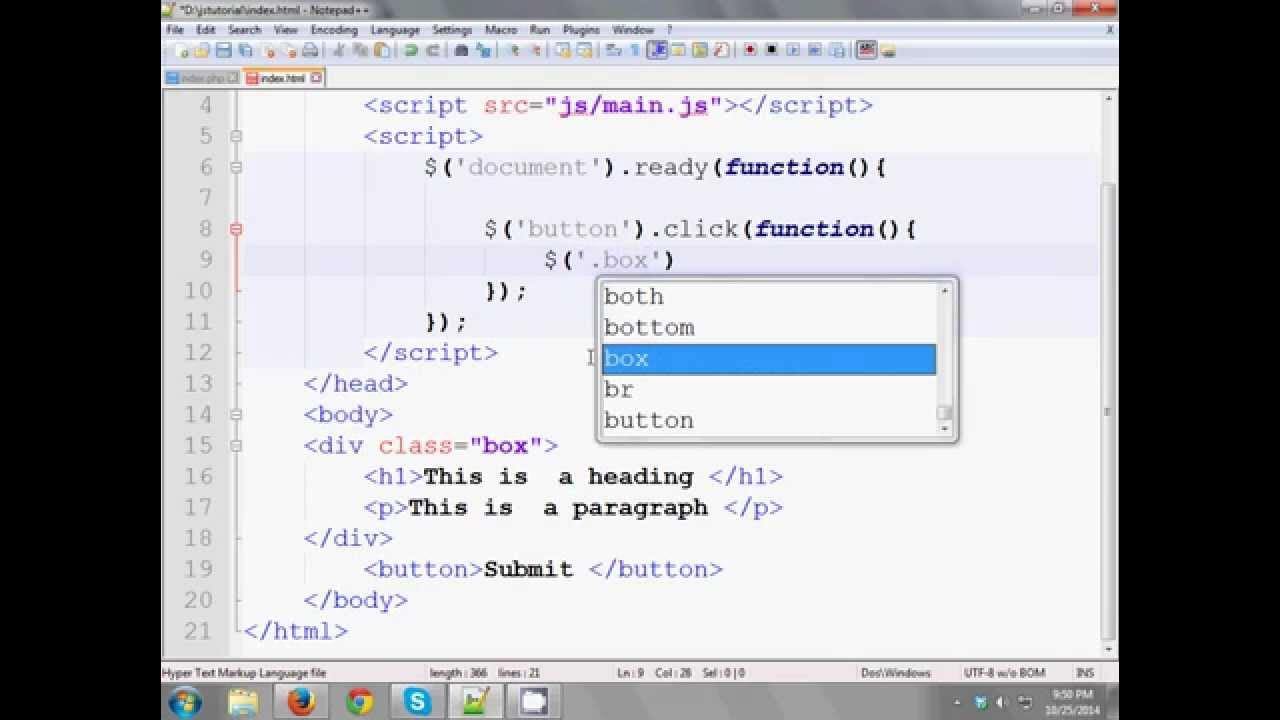Jquery Bangla Tutorial # 3(Events) - YouTube