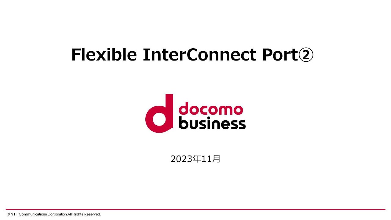 Flexible InterConnect Port(その②) - YouTube