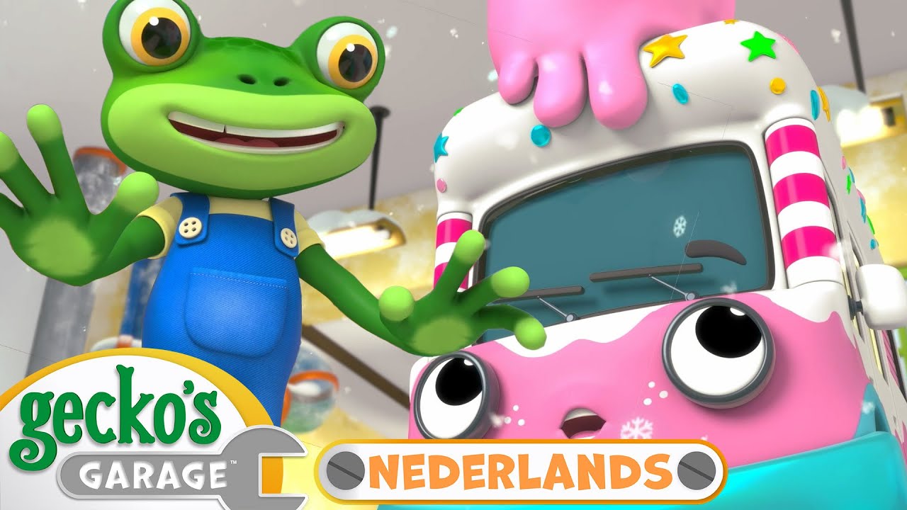 Gekko is bevroren | Gecko's Garage Nederlands | Vrachtwagen Cartoons ...