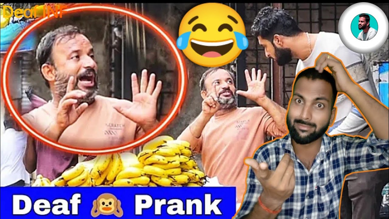 Deaf Prank 🧏‍♂️ Funny 🤣🤣 To...: India Sign Language Share... - YouTube