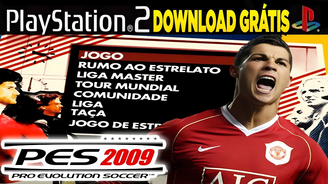 PES 2009 PS2 ISO PRO EVOLUTION SOCCER EFOOTBALL DOWLOAD - YouTube