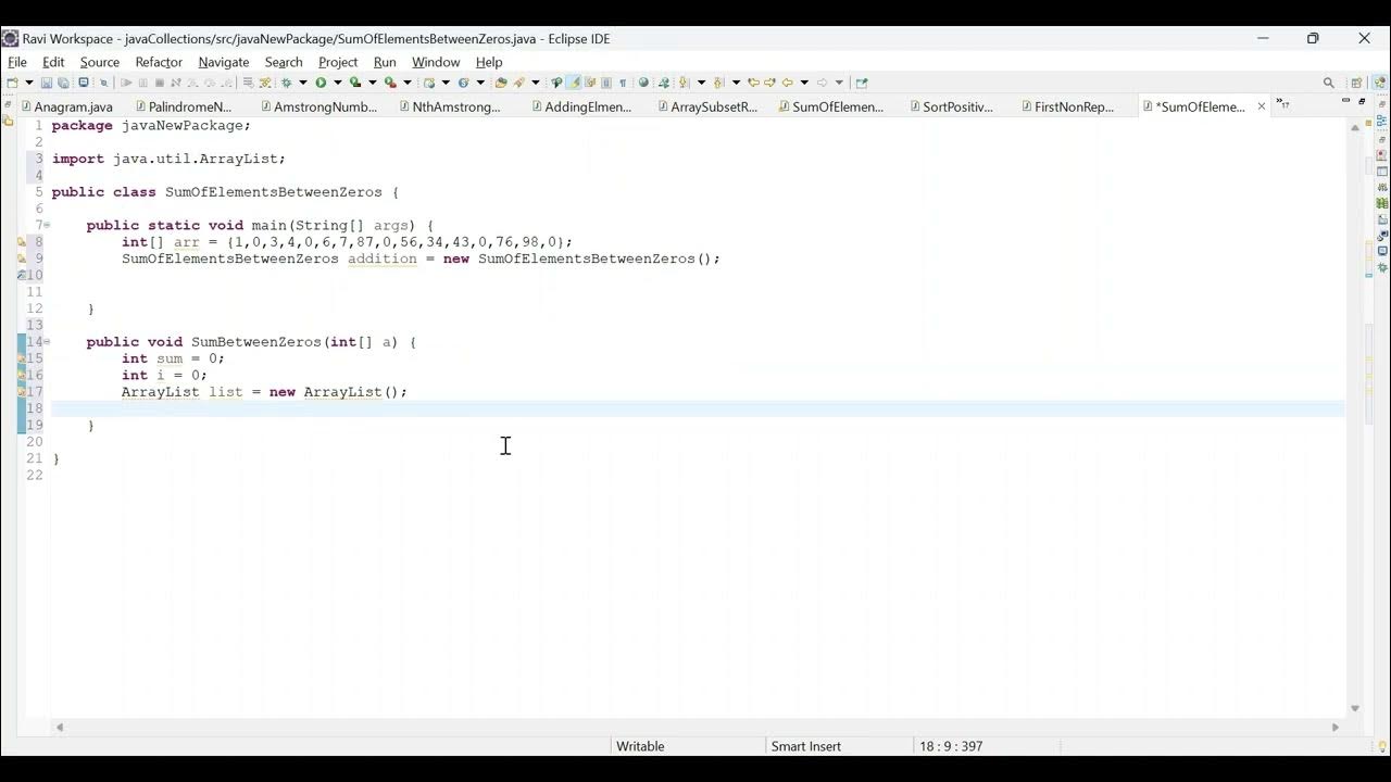 Sum Of Elements Between Zeros In An Array Made with Clipchamp - YouTube
