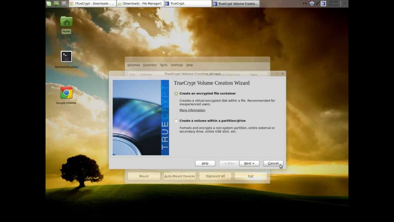 Install TrueCrypt in Linux - YouTube
