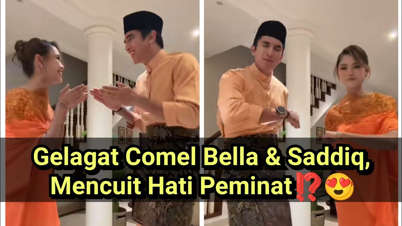 Gelagat Comel Bella & Saddiq Mencuit Hati Peminat⁉️😍 - YouTube