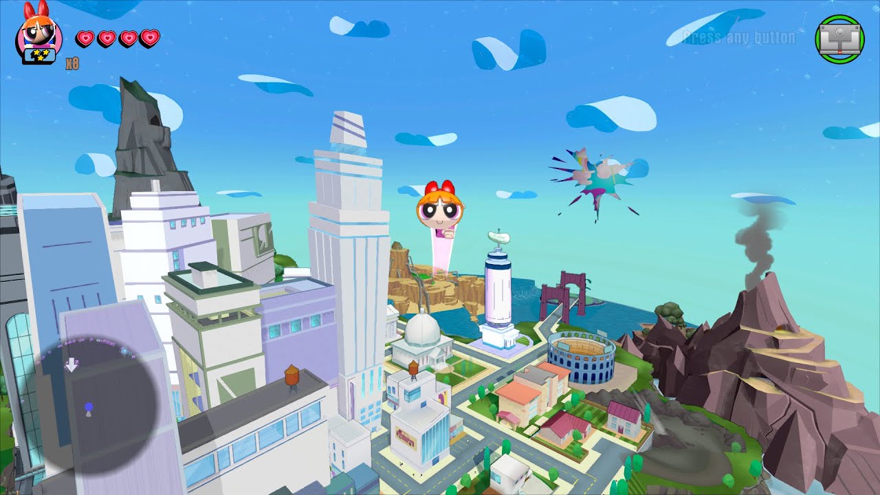 Lego Dimensions 100% Playthrough - The Powerpuff Girls Adventure World ...