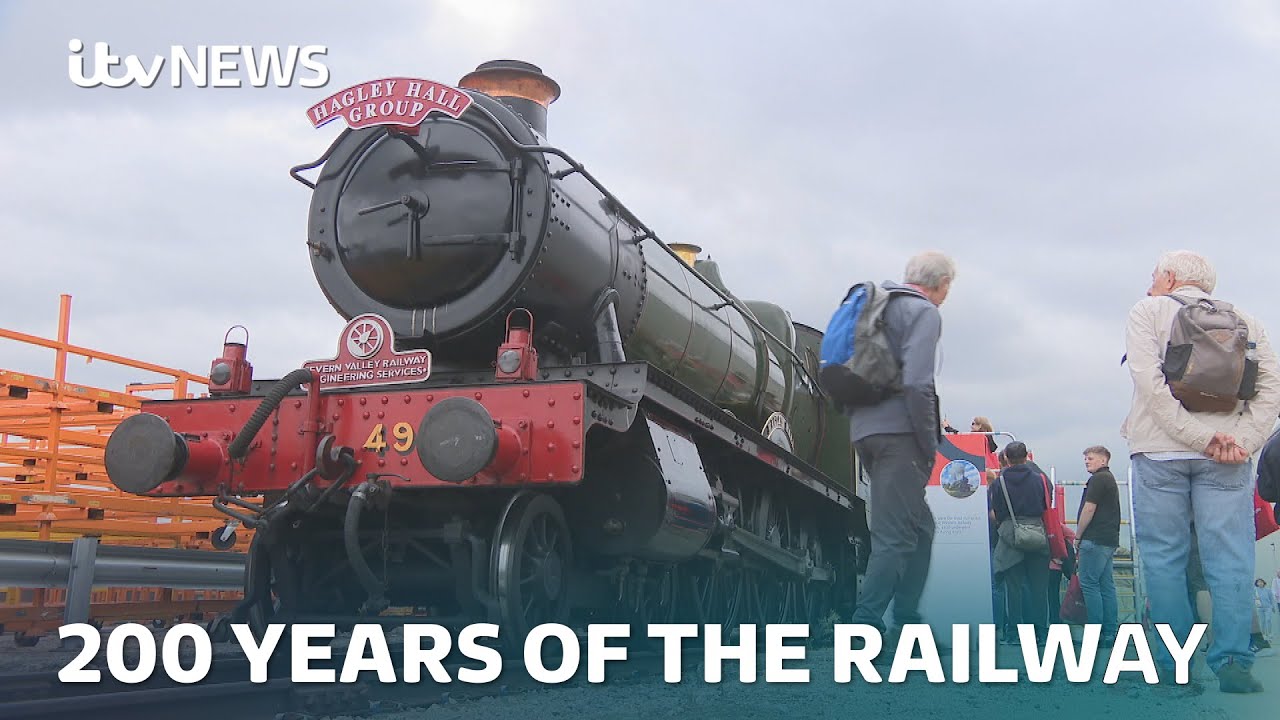 Greatest gathering of trains to mark 200 years of the railway | ITV ...