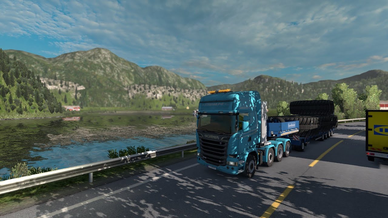 Live ETS2 Trucking: First Oversize Load! - YouTube