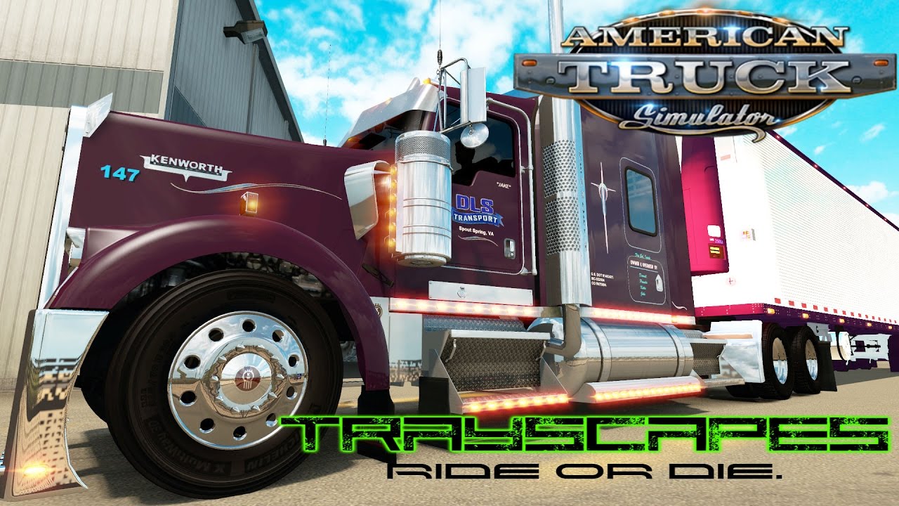 AMERICAN TRUCK SIMULATOR DLS Transport Kenworth W900 - YouTube