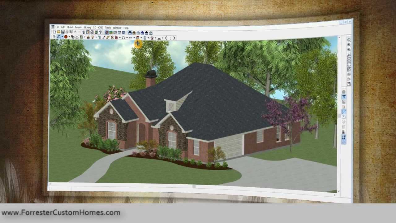 Forrester Custom Homes and Design Home Design Demonstration - YouTube