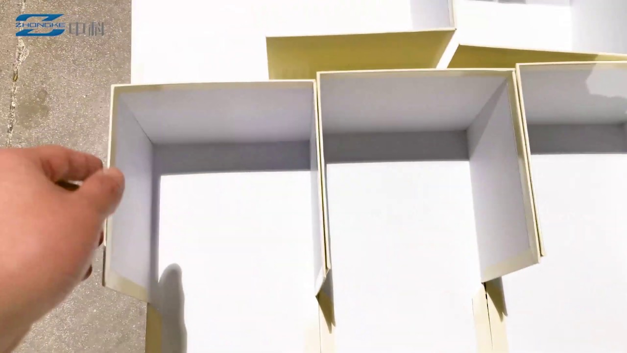 Irregular Box Making Machine for Watch ZK-660FBS - YouTube