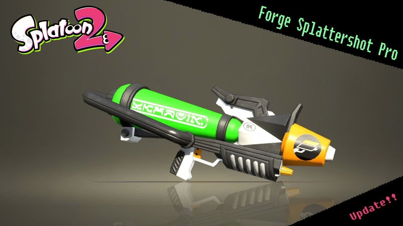 Splatoon 2 - Forge Splattershot Pro - Seventh Weapons Update (Bubble ...