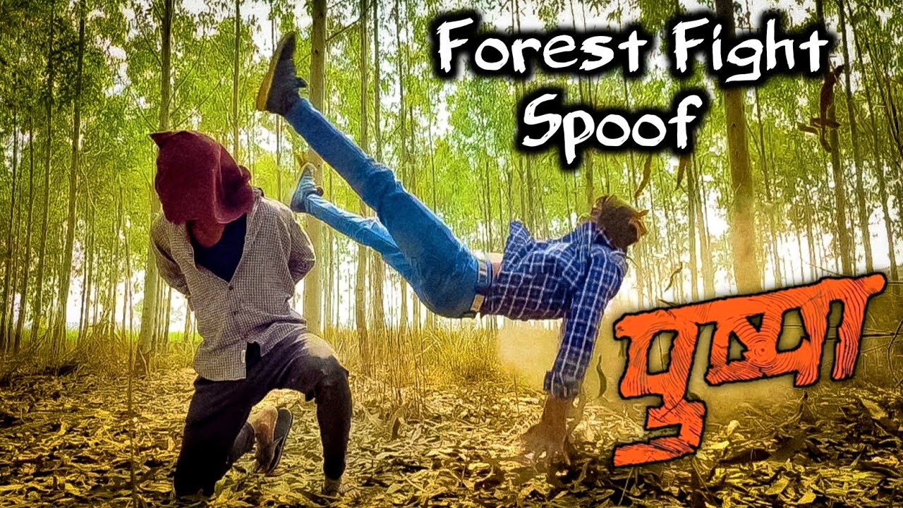 Pushpa Forest Fight Scene In Hindi | Pushpa 2 Fight Spoof | Life The ...