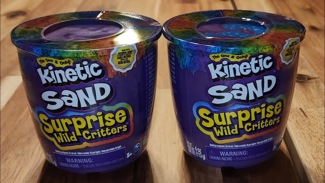 Kinetic Sand Surprise Wild Critters - YouTube