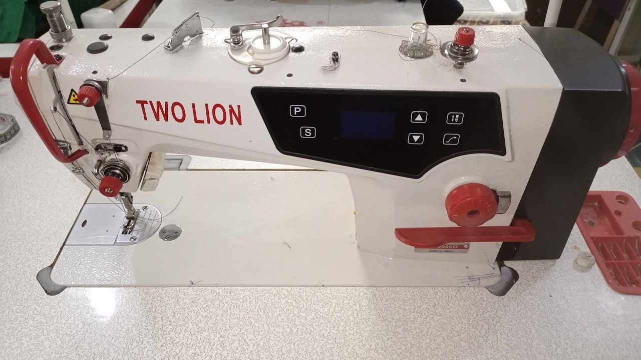 How to install direct drive straight sewing machine (Two Lion) - YouTube