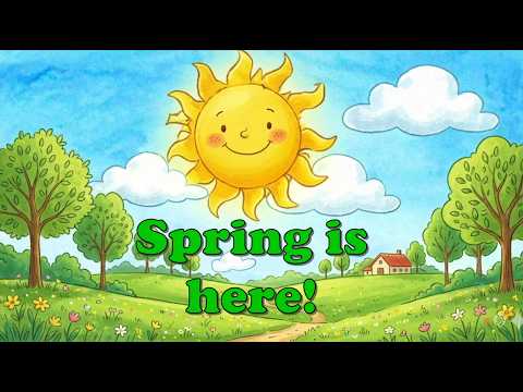 Spring is Here! #springsong #songsforkids #spring #kindergarten # ...